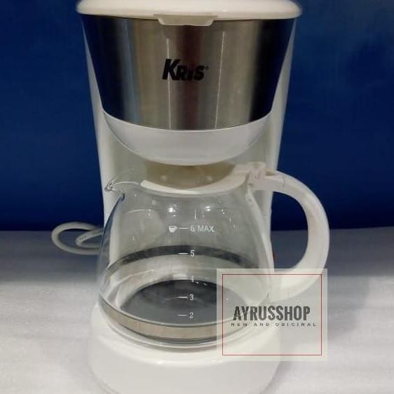 Jual Produk Terbaik] Kris Coffee Maker Drip 0,75L Putih/Mesin Kopi ...