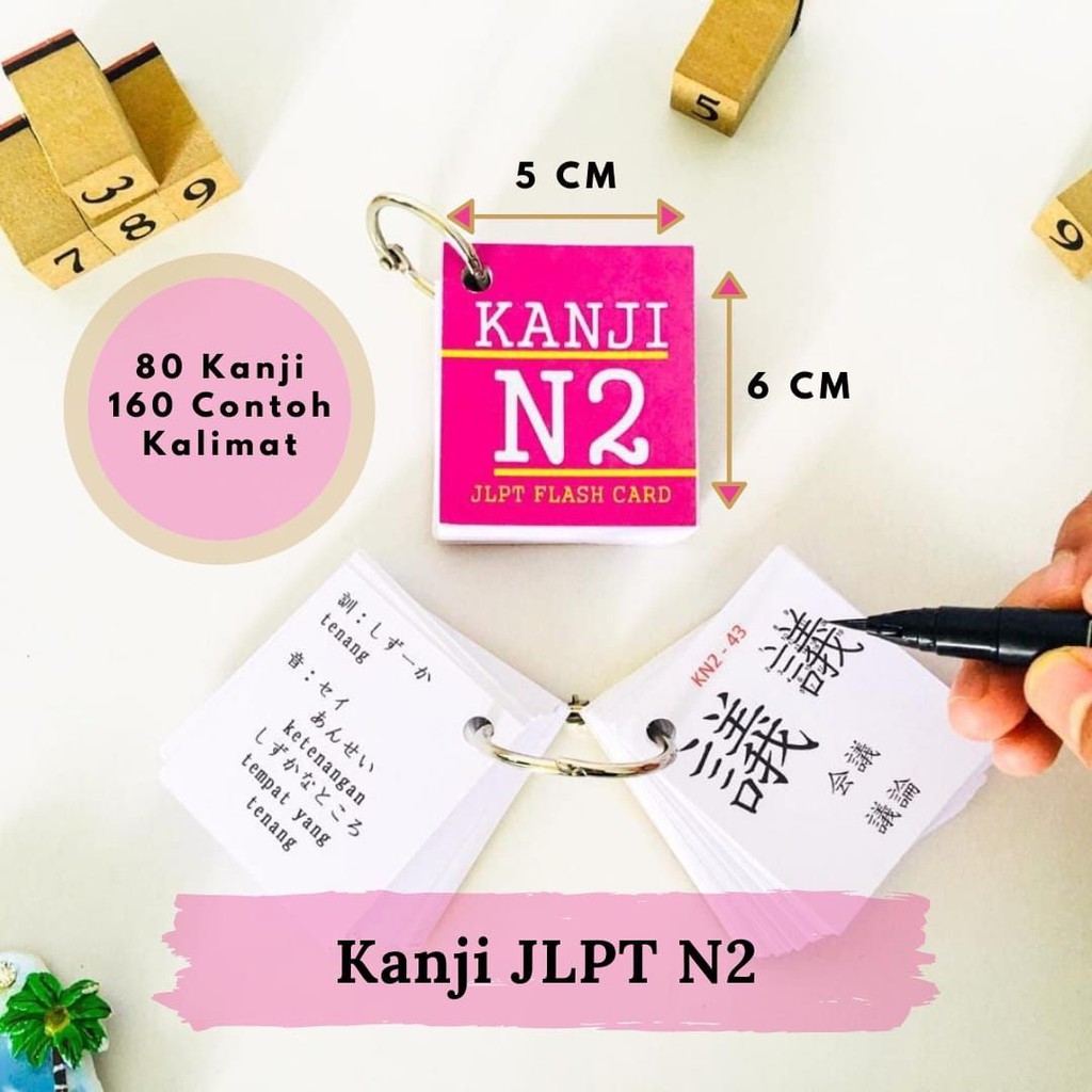 Jual Flash Cards KANJI JLPT N5 N4 N3 N2 N1 Bahasa Jepang | Shopee Indonesia