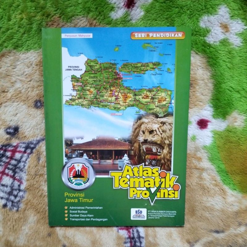 Jual ORIGINAL BUKU ATLAS TEMATIK PROVINSI JAWA TIMUR | Shopee Indonesia