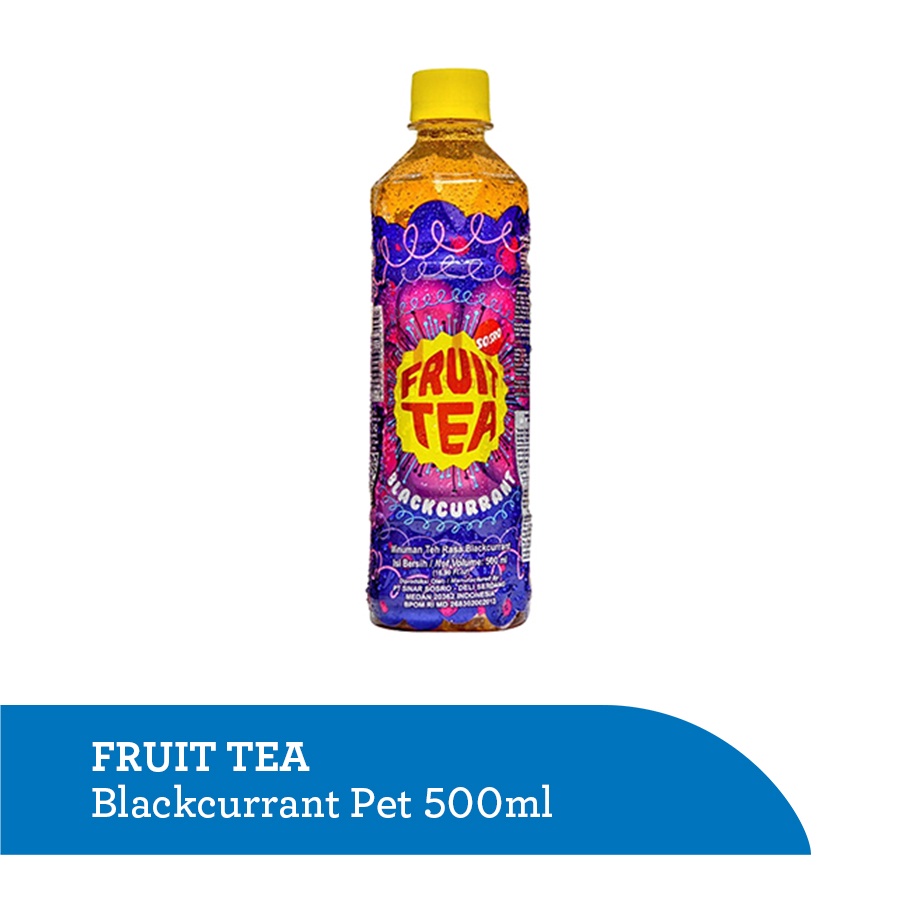 Jual Fruit Tea Blackcurrant Pet 500 ml | Shopee Indonesia