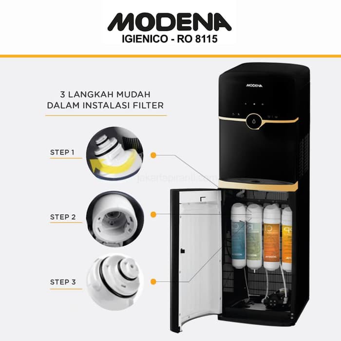 Jual MODENA IGIENICO RO 8115 Reverse Osmosis Water Purifier Dispenser ...