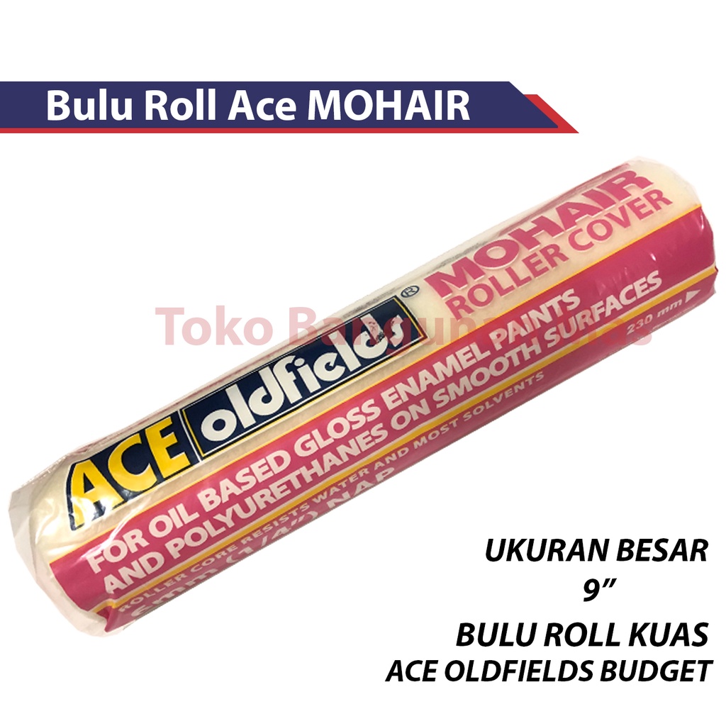 Jual Refill Bulu Roll ACE MOHAIR Cat Minyak dan ACE OLDFIELDS MOHAIR ...
