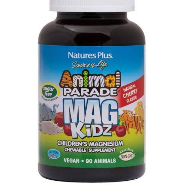 Jual Nature's plus mag kids animal parade magnesium anak isi 90 tablet ...