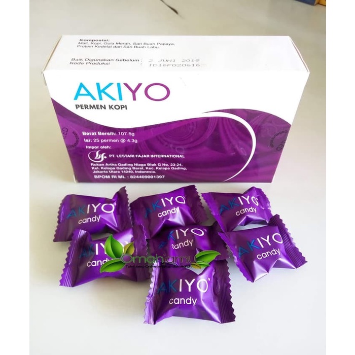 Jual Permen Stamina dan Vitalitas Pria - Akiyo Candy Original 25 Pcs ...