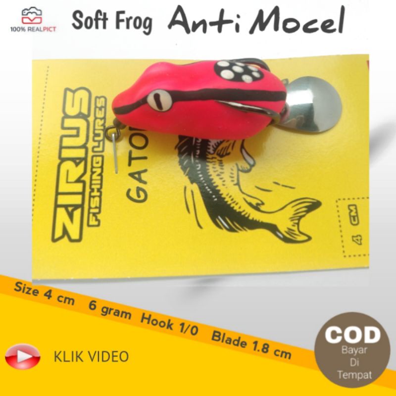 Jual Umpan Casting Gabus Toman Kerandang Soft Frog so frog prog soprog ...