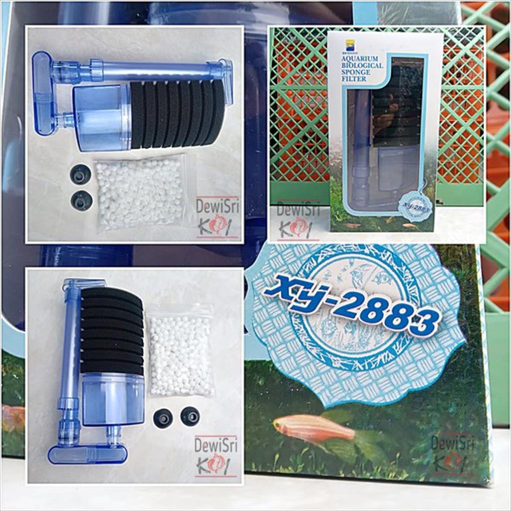 Jual Xin You XY2883 Bio Sponge Hanging Filter with Ceramic Ball ...
