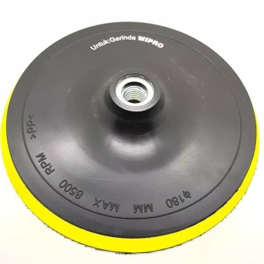 Jual WIPRO Backing pad Velcro 7" Tatakan Amplas Tatakan gerinda 7 inch ...
