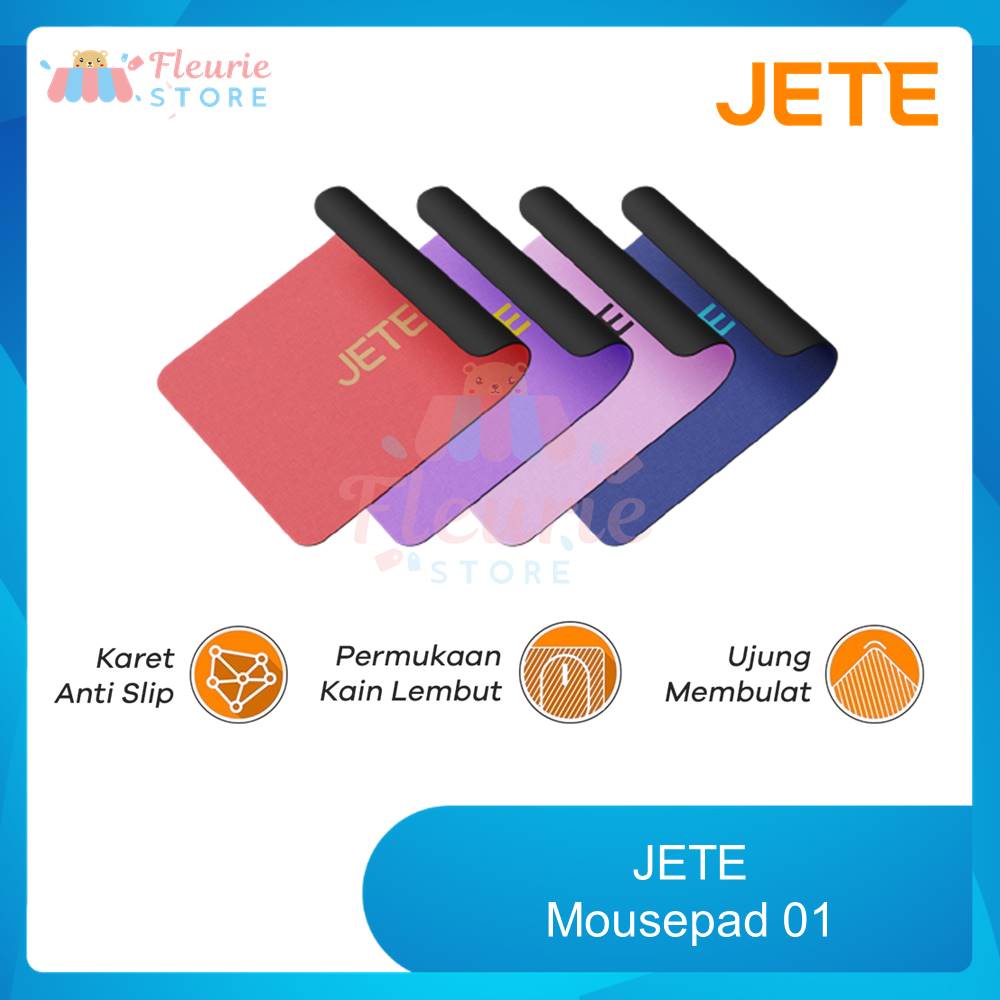 Jual JETE Mousepad 01 18 x 22cm - Alas Mouse Premium Garansi Resmi JETE ...
