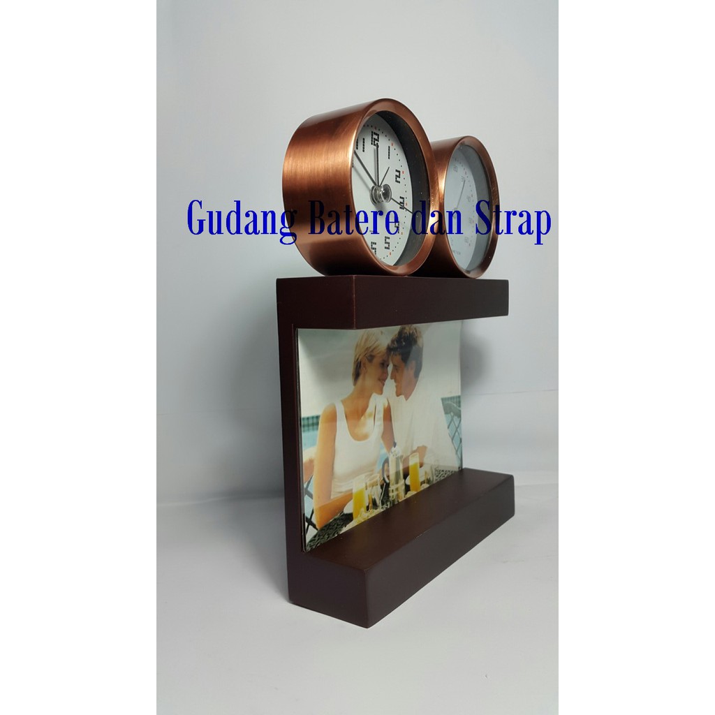 Jual Jam Meja Kayu 2720 | Shopee Indonesia