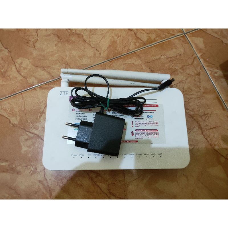 Jual Modem GPON ONT ZTE F609 V3 Router AccessPoint | Shopee Indonesia