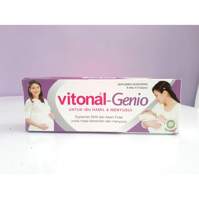 Jual VITONAL GENIO (SUPLEMEN PADA MASA KEHAMILAN DAN MENYUSUI) | Shopee ...