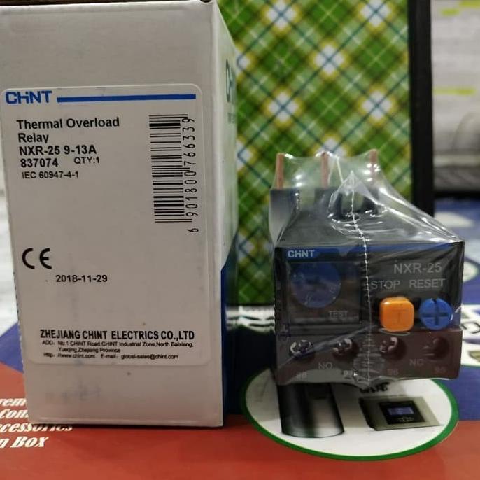 Jual Thermal Overload Relay Chint Nxr-25 nxr25 TOR Chint | Shopee Indonesia