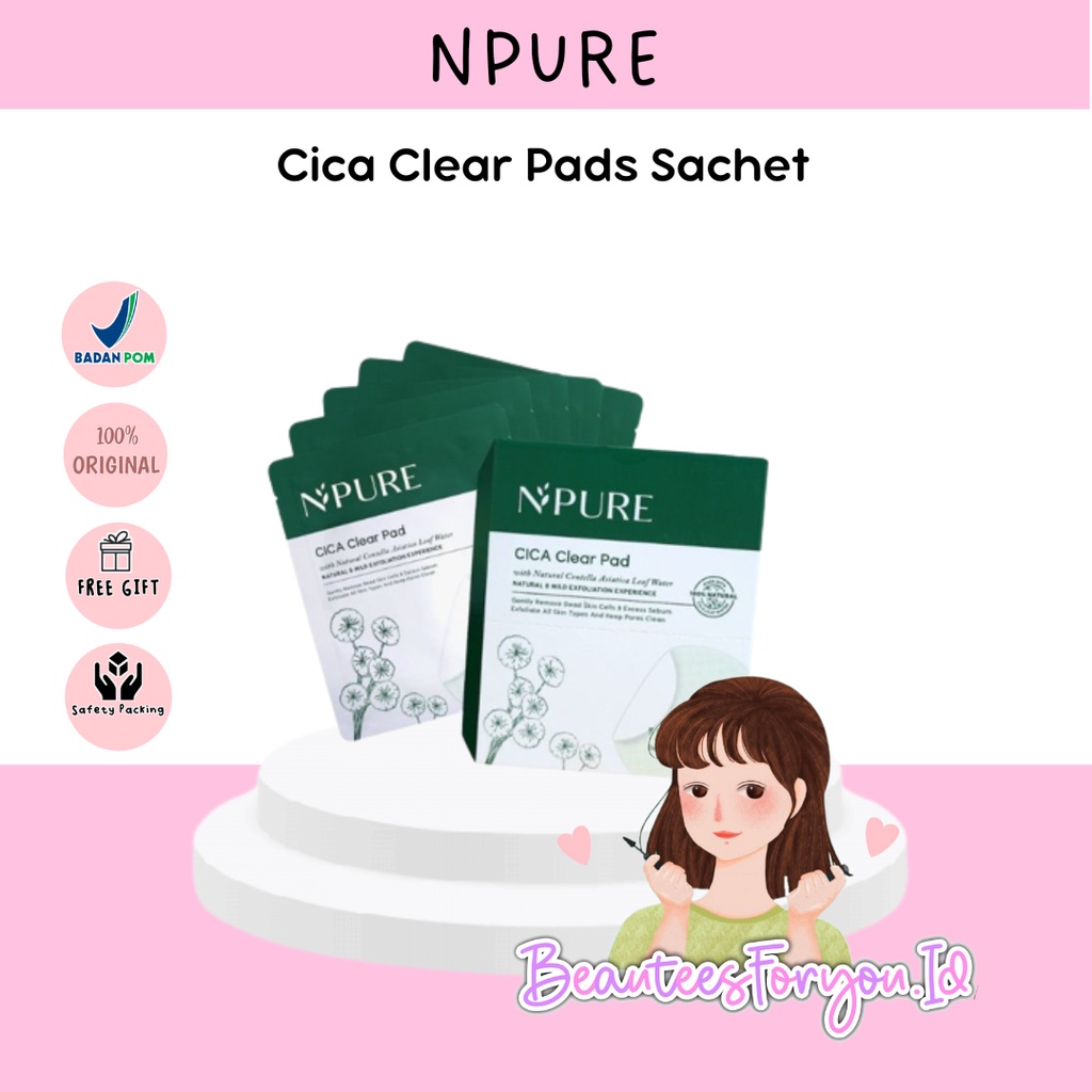 Jual Npure Cica Clear Pad Sachet | Shopee Indonesia