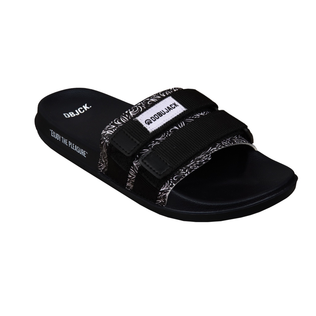 Jual Dobujack Techno Black Sandals | Shopee Indonesia