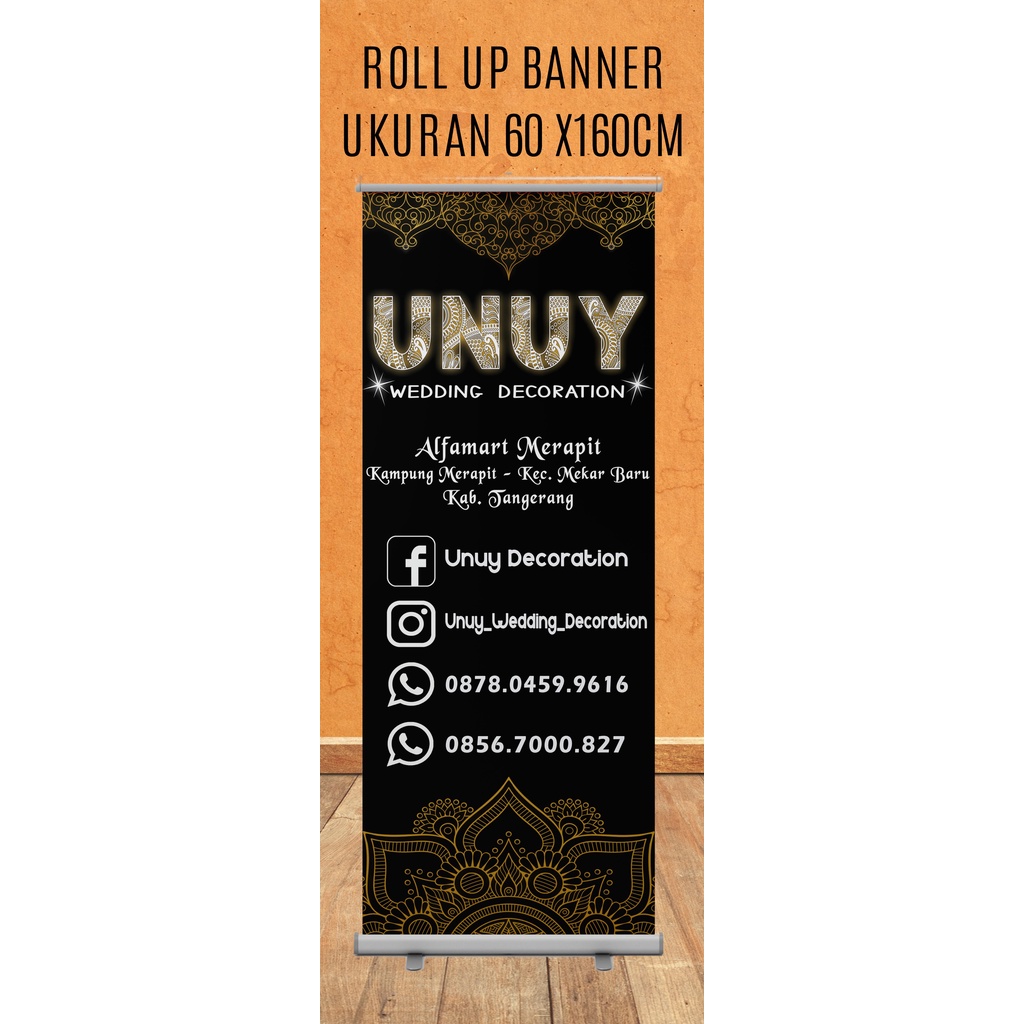 Jual BANNER ACARA PERNIKAHAN MAKEUP PENGANTIN SPANDUK WEDDING ORGANIZER ...
