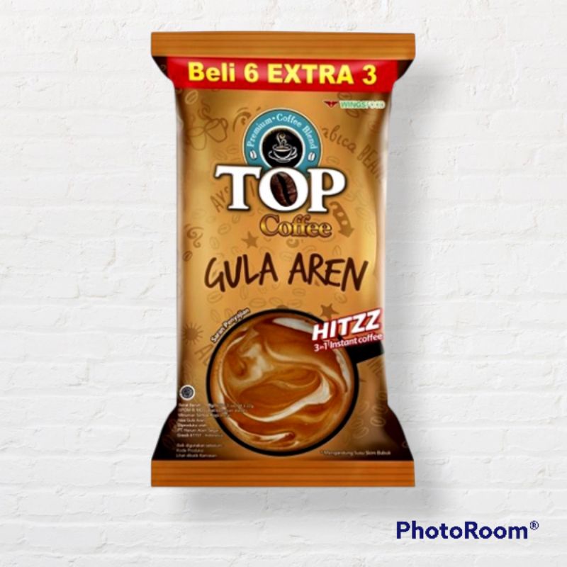 Jual Top Kopi Gula Aren Sachet (Beli 6 Extra 3) | Shopee Indonesia