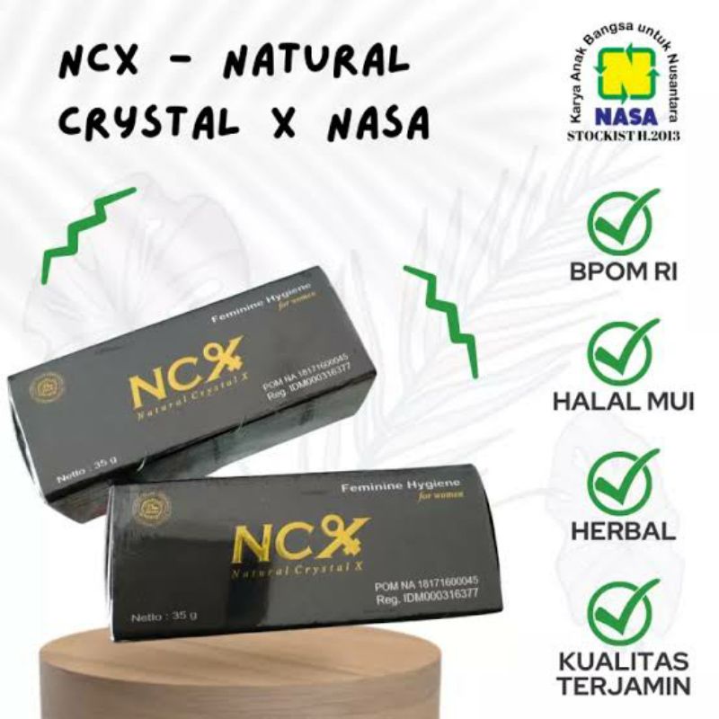Jual NCX ( CRYSTAL-X ) ORIGINAL ( atasi masalah kewanitaan ) | Shopee ...