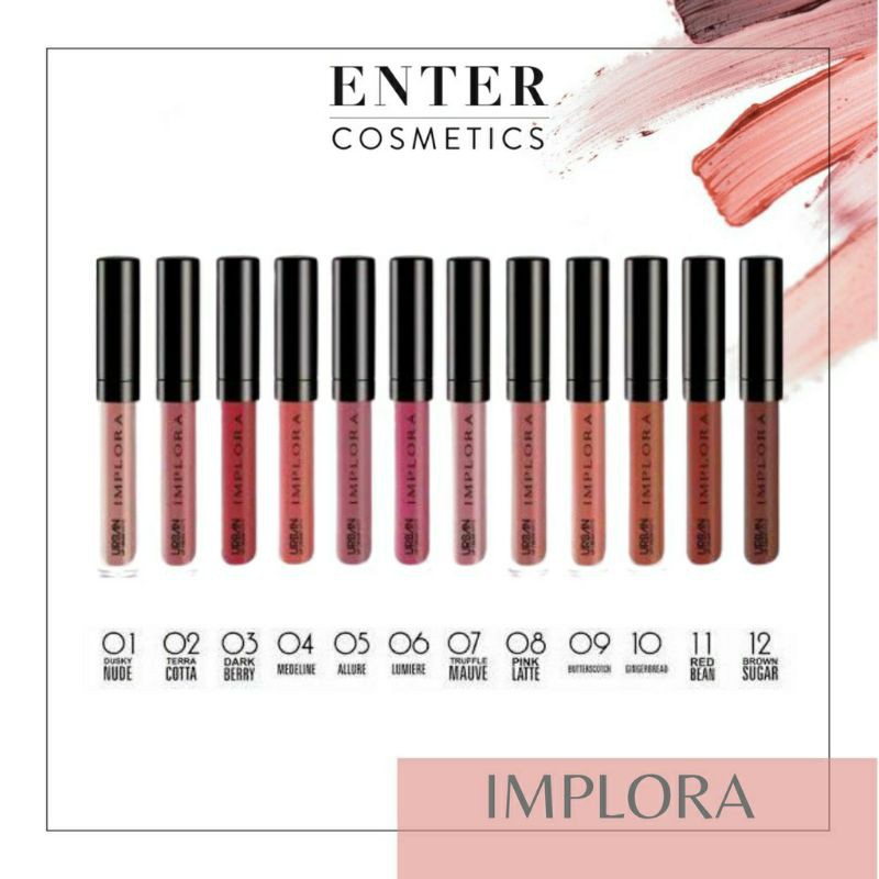 Jual Implora Lipscream Mate Urban | Shopee Indonesia