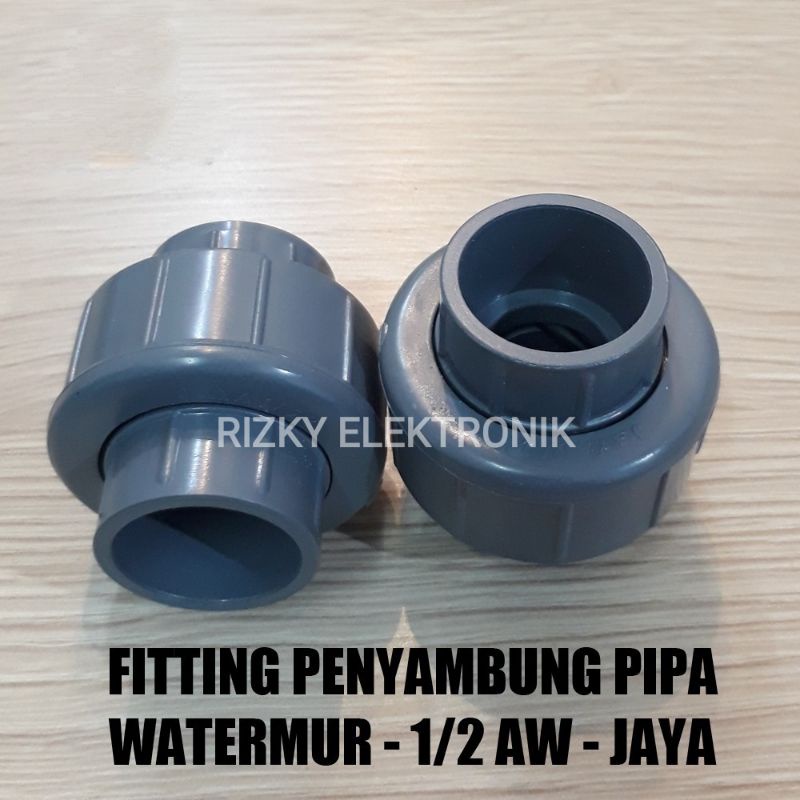 Jual Watermur Socket Union 1/2 inch Sambungan Pipa PVC JAYA | Shopee ...