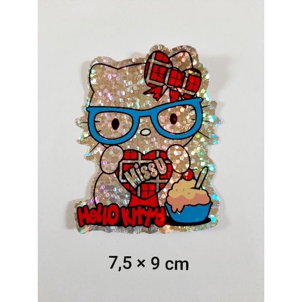 Jual STIKER GRAFTAC HELLO KITTY HOLOGRAM UKURAN KECIL | Shopee Indonesia