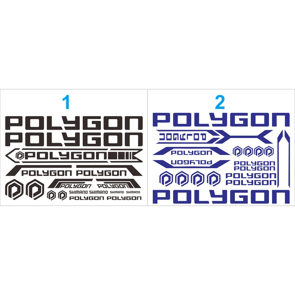 Jual cutting sticker/stiker polygon bike | Shopee Indonesia