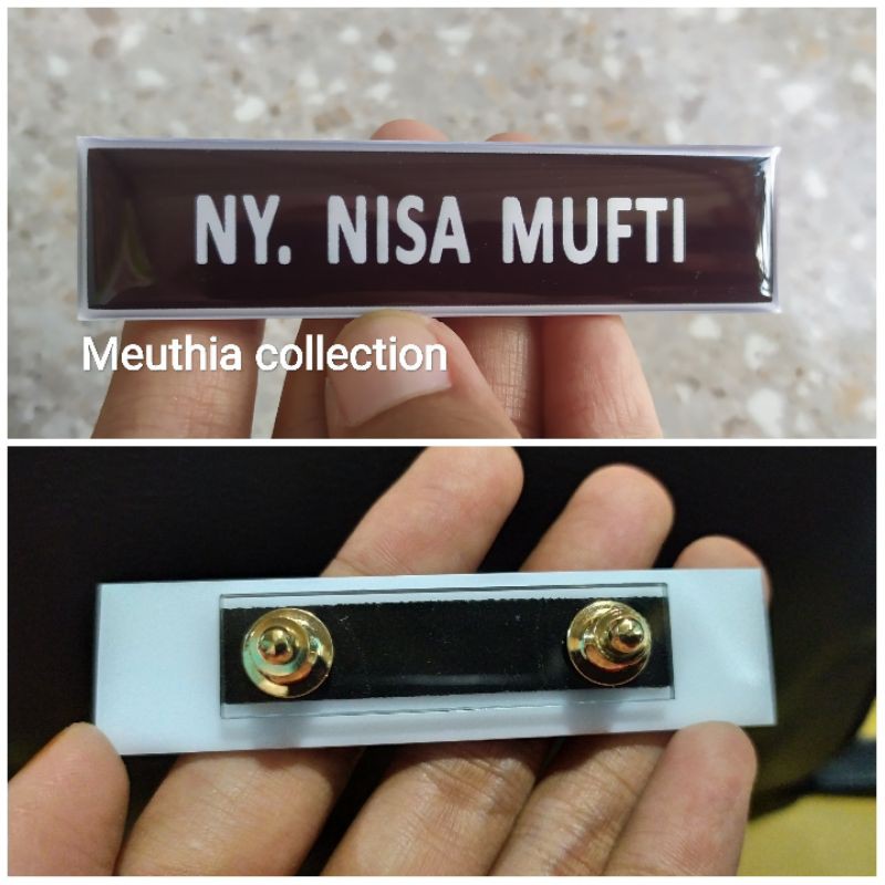 Jual Papan Nama Standart Bhayangkari Persit Jalasenastri IKKT PIA PDH ...