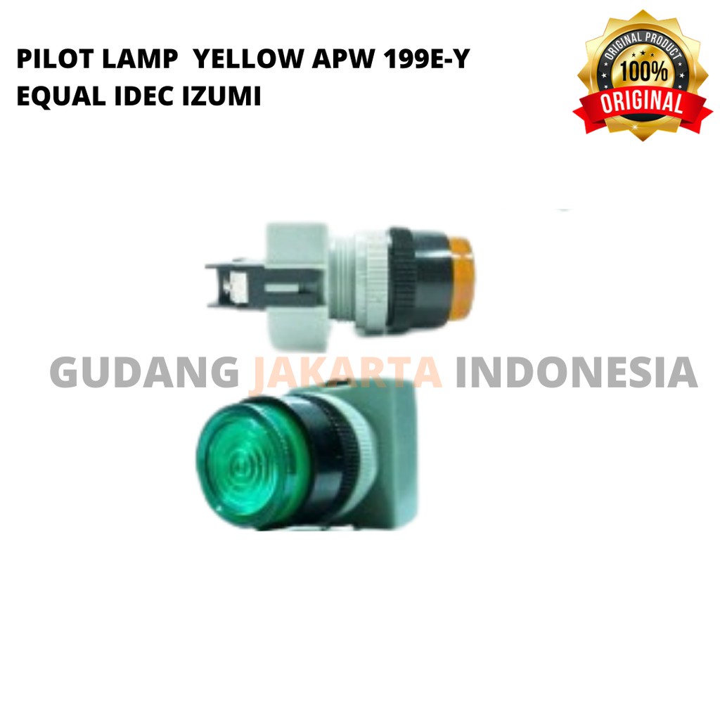 Jual PILOT LAMP YELLOW APW 199E-Y EQUAL IDEC IZUMI | Shopee Indonesia