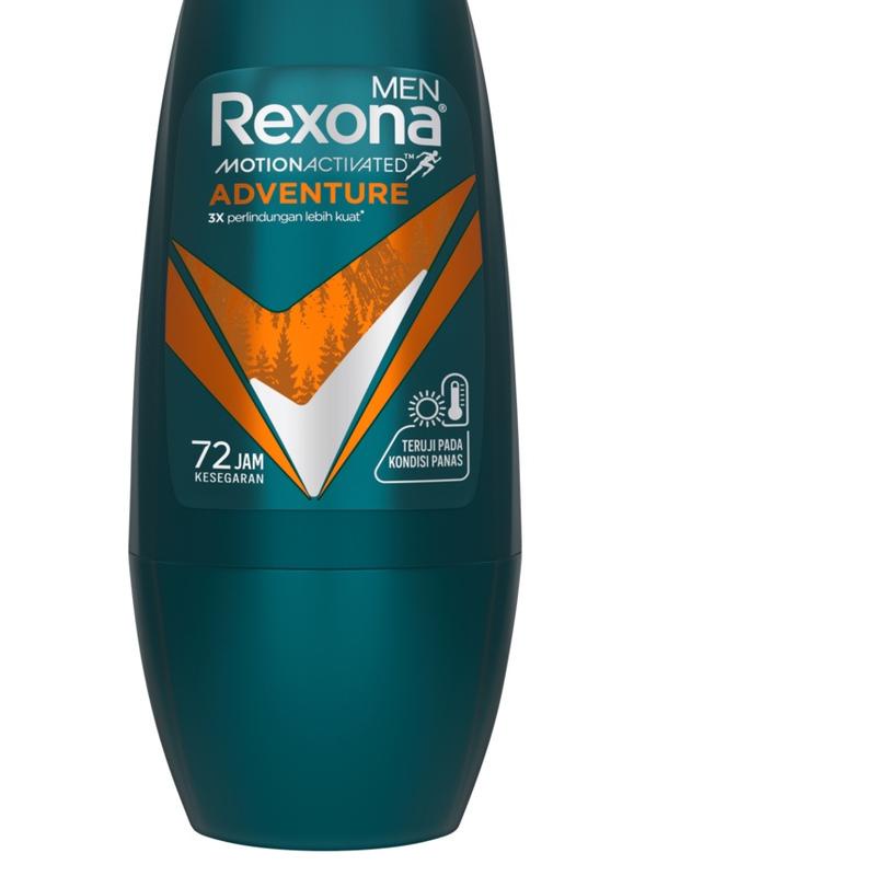 Jual Rexona Men Anti Perspirant Deodorant Roll On Adventure 45ml Twin Pack | Shopee Indonesia