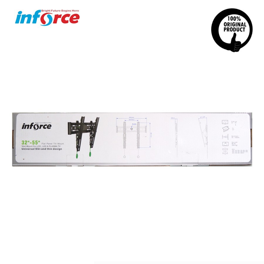 Jual Inforce Bracket TV LCD/LED 32-55" 55 W400ST Universal Braket ...