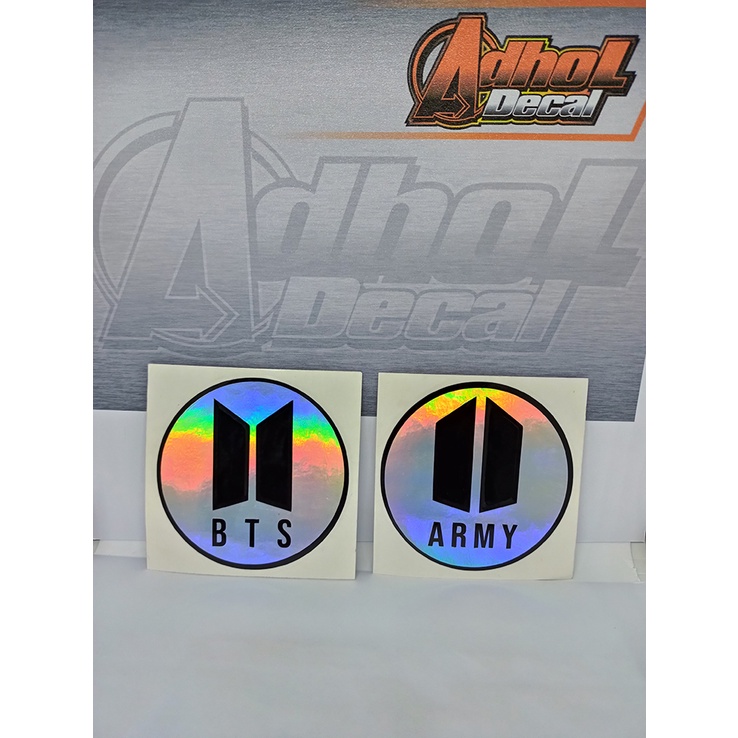 Jual STIKER STICKER CUTTING HOLOGRAM ARMY BTS | Shopee Indonesia
