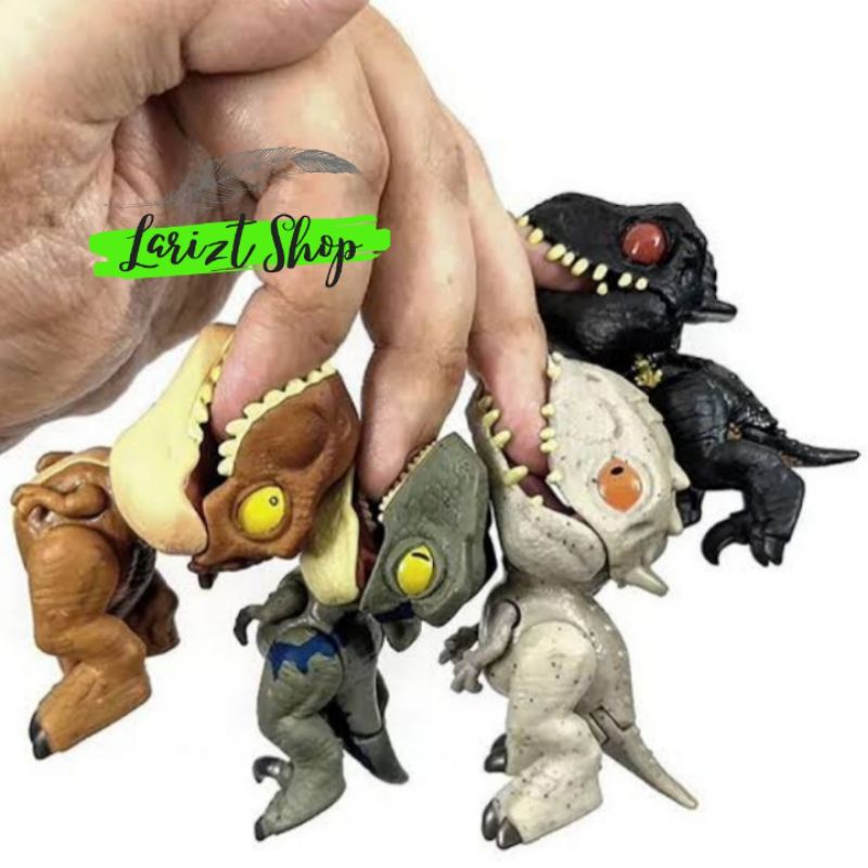 Jual Dino Snap Squad Wave Tyrannosaurus Indominus Spinosaurus Raptor ...