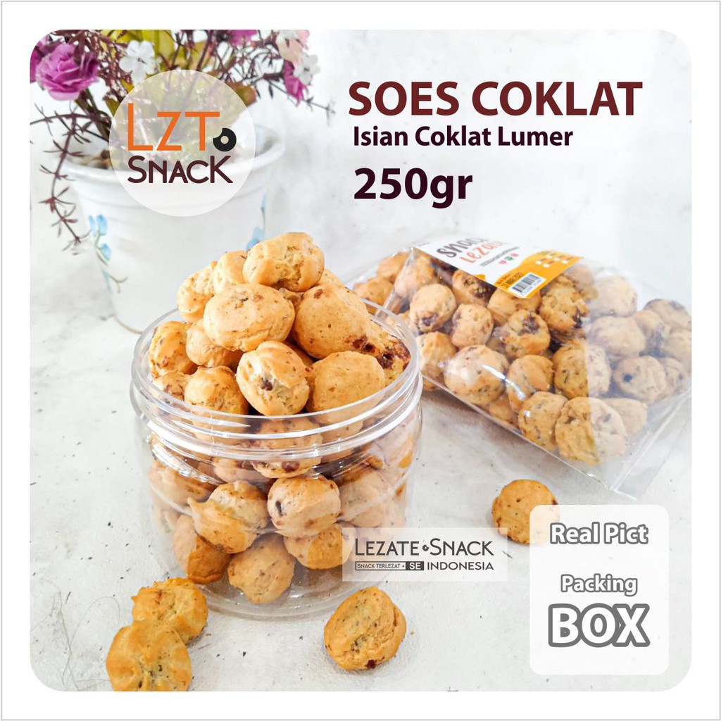 Jual Sus Coklat Kering 250gr Coklat Lumer Murah Enak/ Soes Kering ...