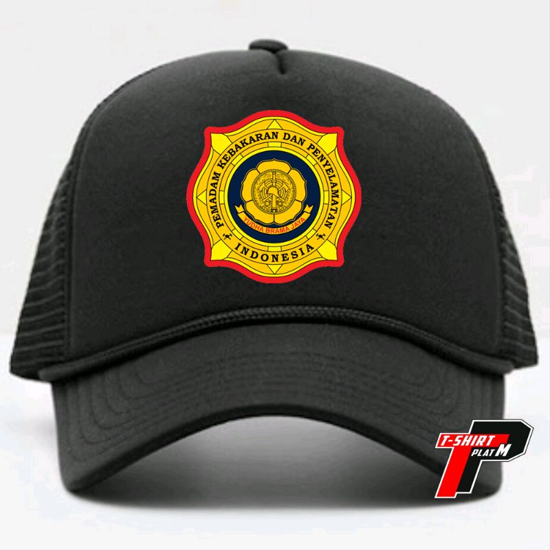 Jual Topi Pemadam Kebakaran Indonesia Trucker | Shopee Indonesia
