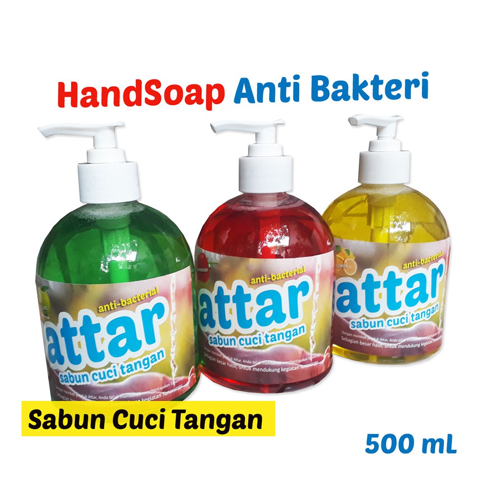 Jual HANDSOAP - Sabun Cuci Tangan Anti Bakteri Botol Pump 500 mL - Hand ...