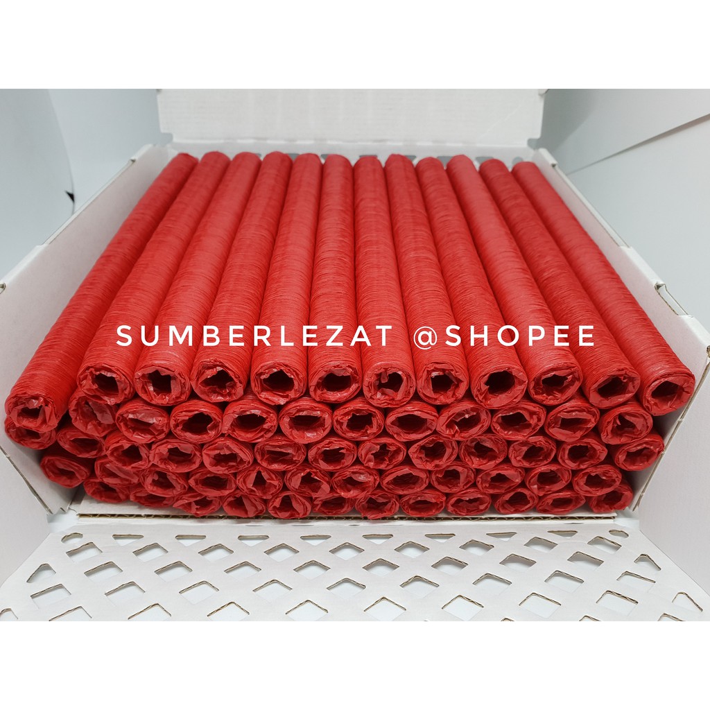 Jual 18.45 mm RED - Casing Selongsong Sosis Kolagen Collagen Edible ...