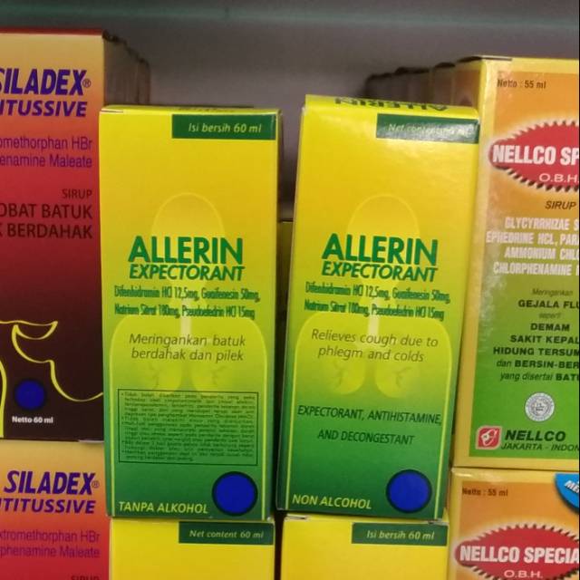 Jual Allerin expectorant 60ml | Shopee Indonesia
