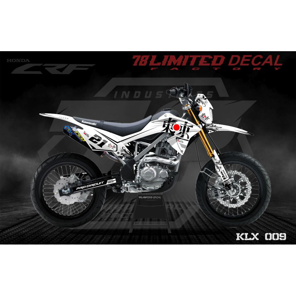 Jual Decal Sticker KLX BF Extrem FullBody _ Stiker Dekal Kawasaki KLX ...