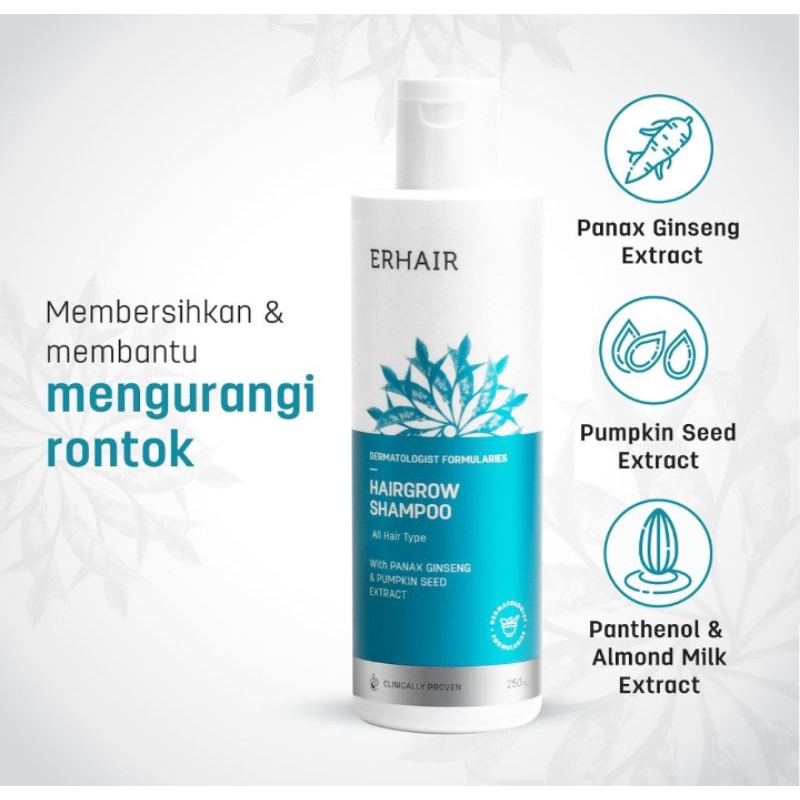 Jual ERHA Erhair Hairgrow Shampoo | Shopee Indonesia