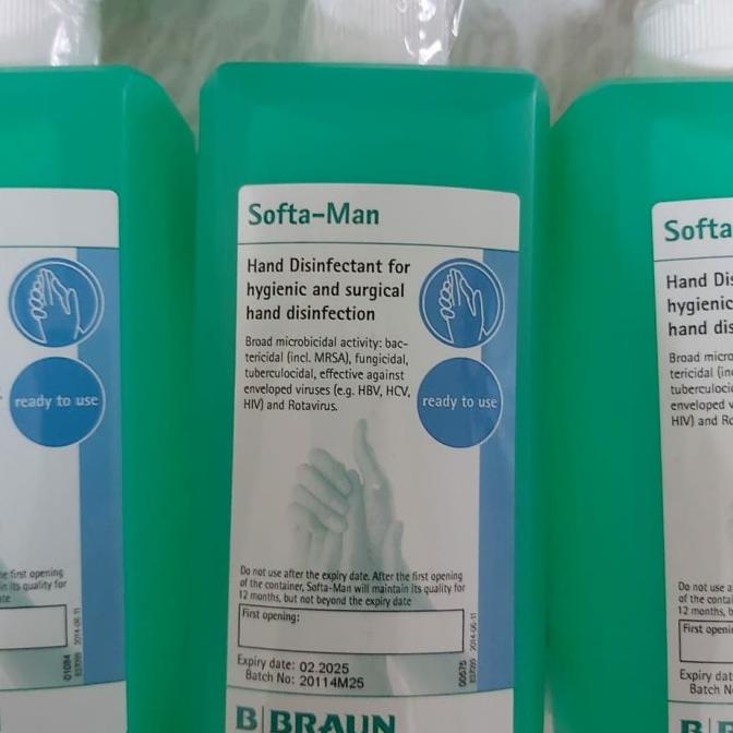 Jual Softa Man B Braun 500ml exp 2025 pump tdk bisa dibuka(kertas ...