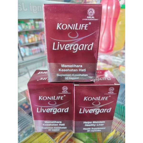 Jual obat pemyakit ulu Hati Konilife Livergard, penyakit kuning atau ...