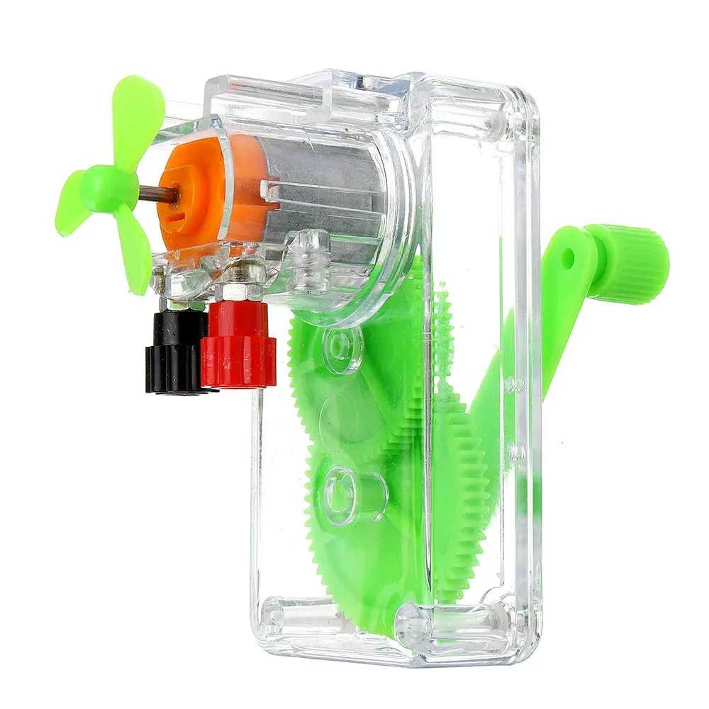 Jual DIY Handheld Manual Electricity Mini Fan Science Experiment Model ...