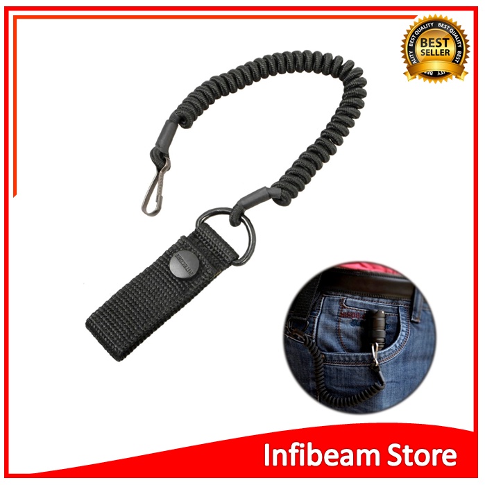 Jual NITECORE Spring Tactical Lanyard Spring Spiral Tactical Sling Tali ...