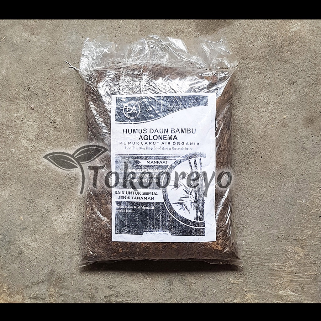 Jual PUPUK KOMPOS HUMUS DAUN BAMBU AGLONEMA MEDIA TANAM KEMASAN PABRIK ...