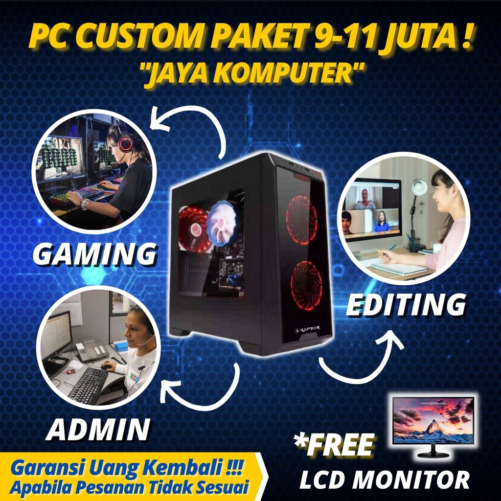 Jual Pc Computer Gaming full Set Murah Harga 9 Jutaan | Shopee Indonesia