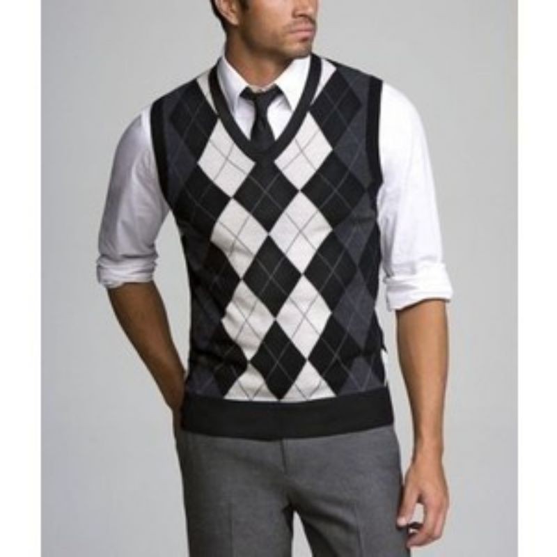 Jual Rompi Rajut Pria R27 | Shopee Indonesia