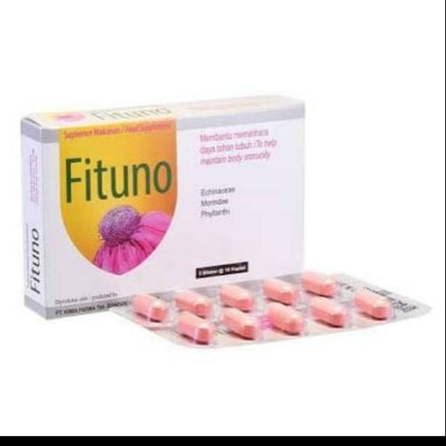 Jual Fituno vitamin daya tahan tubuh 1 strip isi 10 tablet | Shopee ...