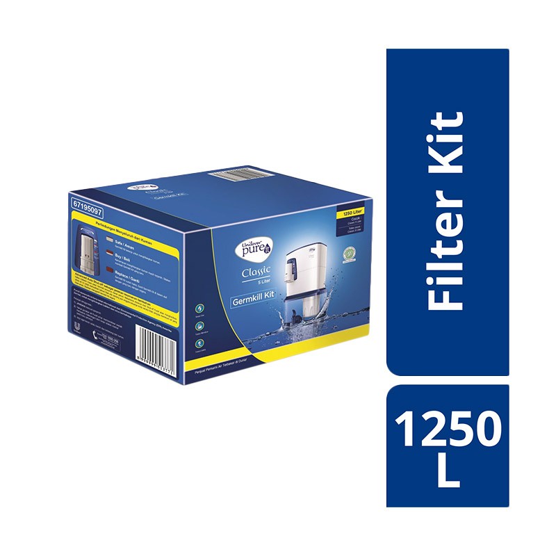 Jual Unilever Pureit Germkill Kit Filter 1250 L ( Intella Classic 5 L ...