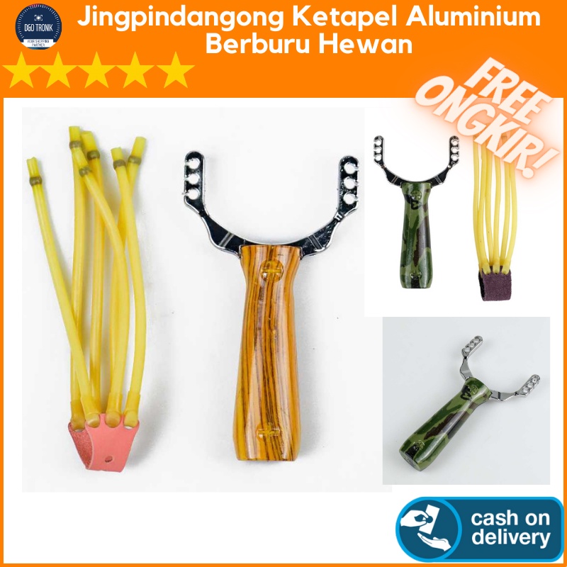 Jual Ketapel Katapel Slingshot Berburu Burung Hewan Aluminium Besi ...