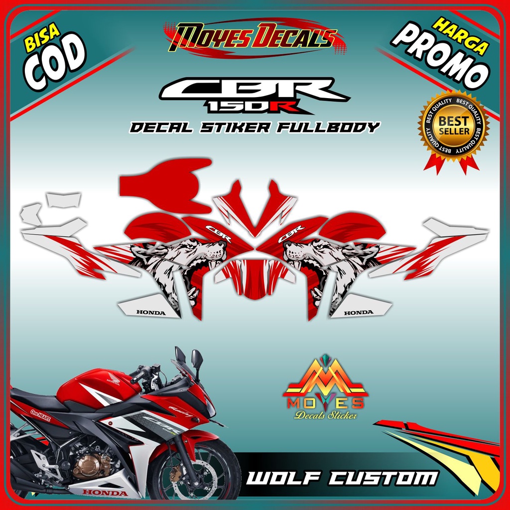 Jual Decal CBR 150 Full Body Decal CBR 150 Facelift 2017 Stiker CBR 150 ...