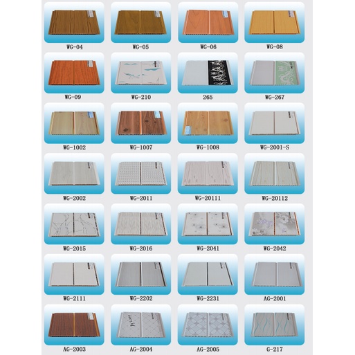 Jual Plafon pvc putih polos dan motif lebar 20cm tebal 8mm / lis plafon ...